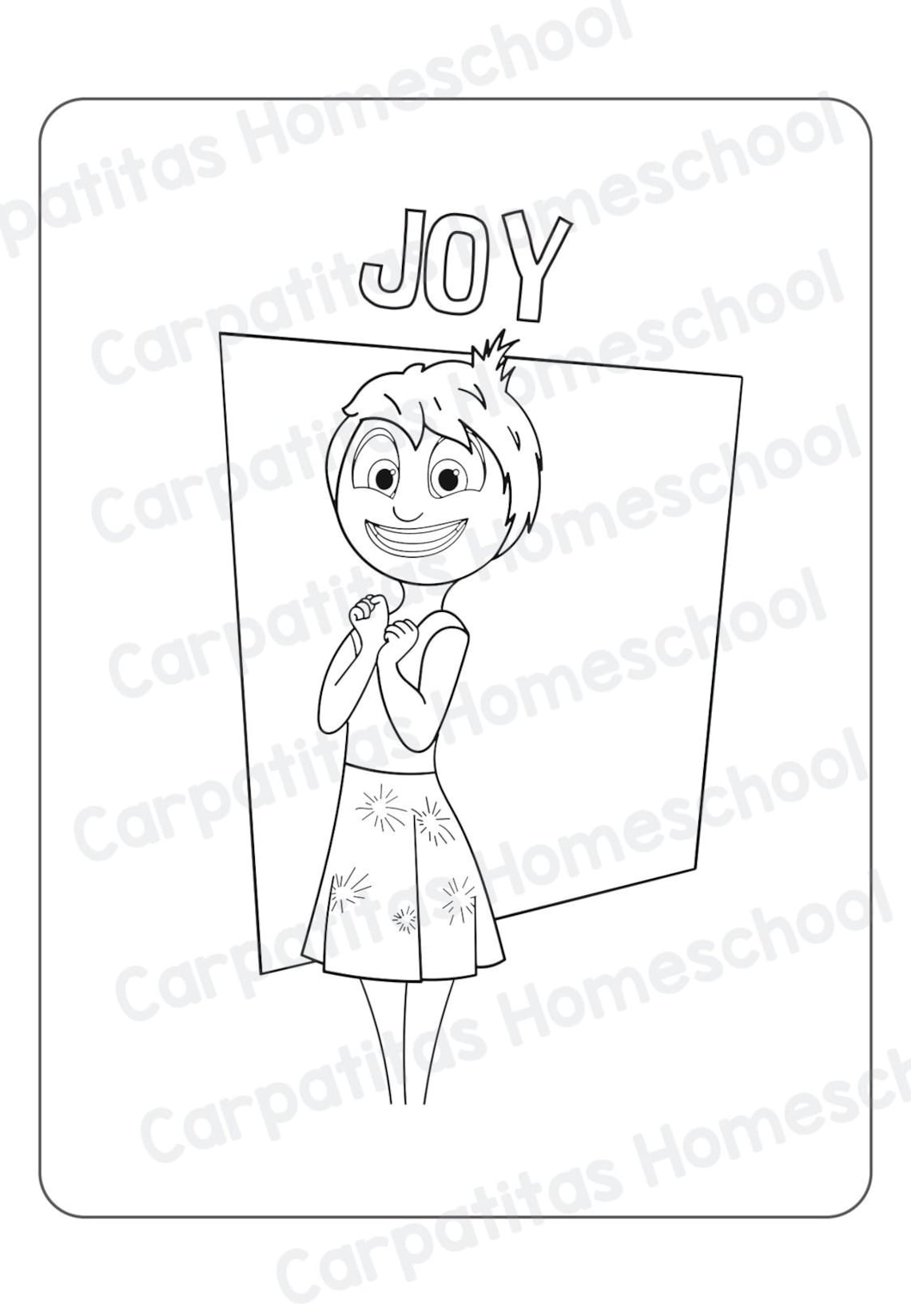 Insideout 2 Coloring Book | Printable | PDF | Insideout Coloring Pages ...