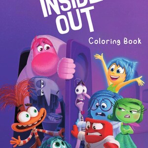 Insideout 2 Coloring Book | Printable | PDF | Insideout Coloring Pages ...