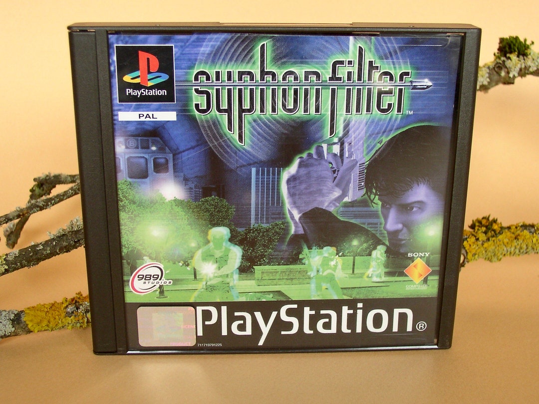 Syphon Filter Video Game.playstation One.eidetic/989 Studios.1999.sony ...