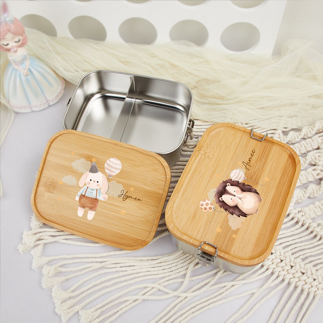 Personalized Cute Animals Lunch Box Kids Lunch Box Children - Etsy