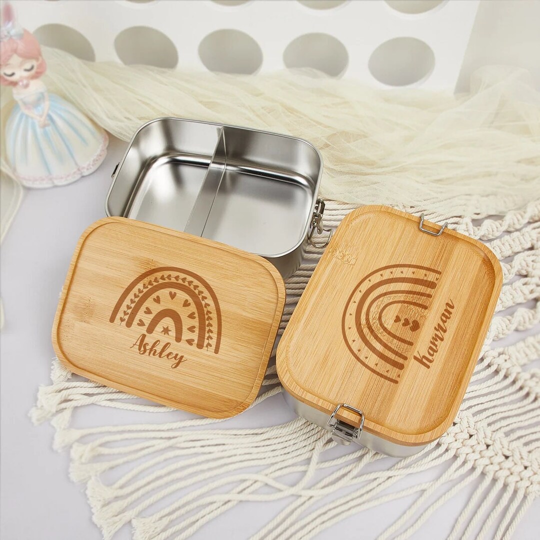 Personalized Rainbow Lunch Box, Children's Lunch Box, Rainbow Lunch Box ...