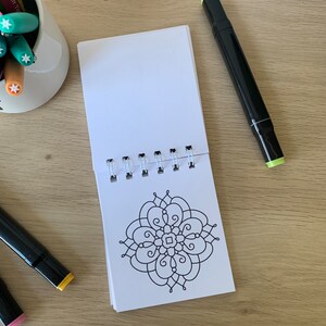 Mindful Mandala Coloring Book Mini Mandala Coloring Book - Etsy