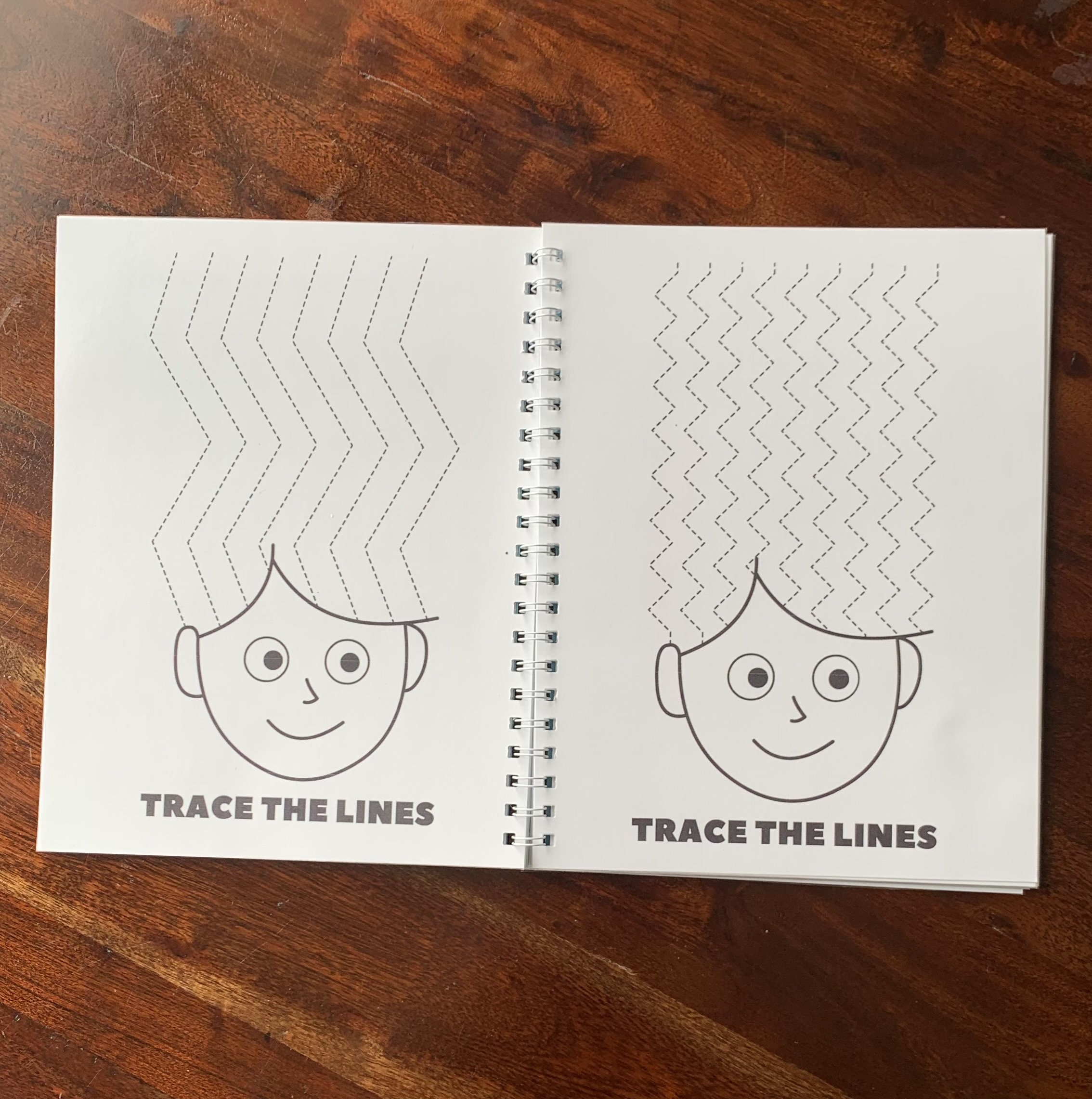 Personalized Trace and Erase Pre Handwriting Skills Workbook for ...