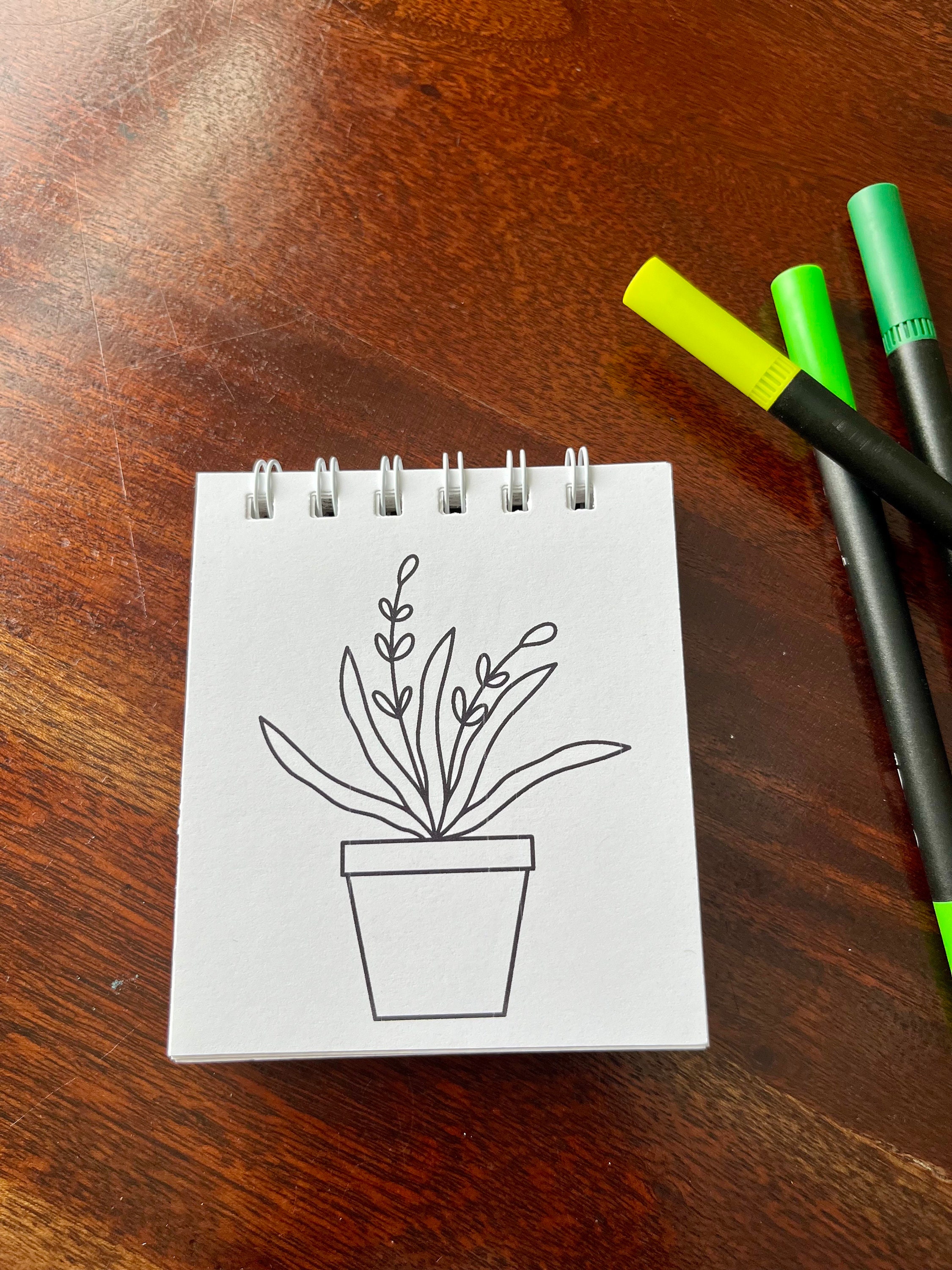 Set of Any 5 Mini Coloring Book, Mini Coloring Book for Adults ...