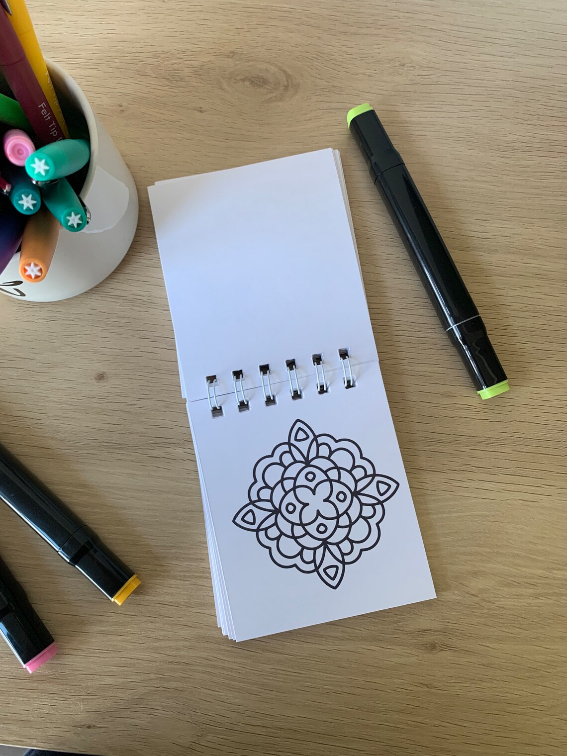 Mindful Mandala Coloring Book Mini Mandala Coloring Book - Etsy