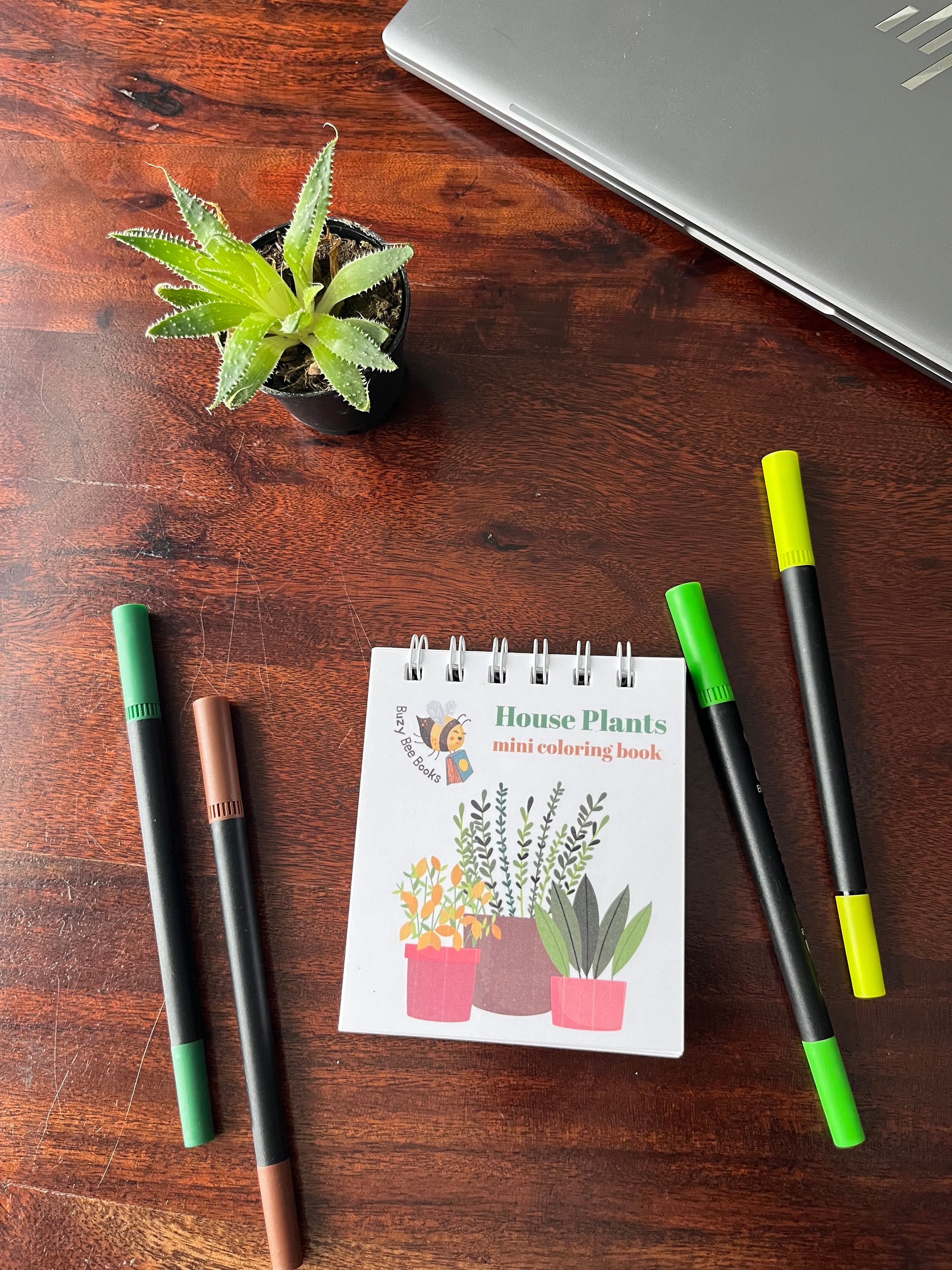 Set of 5 Mini Coloring Books: Pocket-sized, Spiral Bound - Etsy