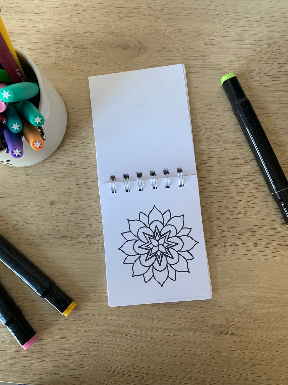 Mindful Mandala Coloring Book Mini Mandala Coloring Book - Etsy