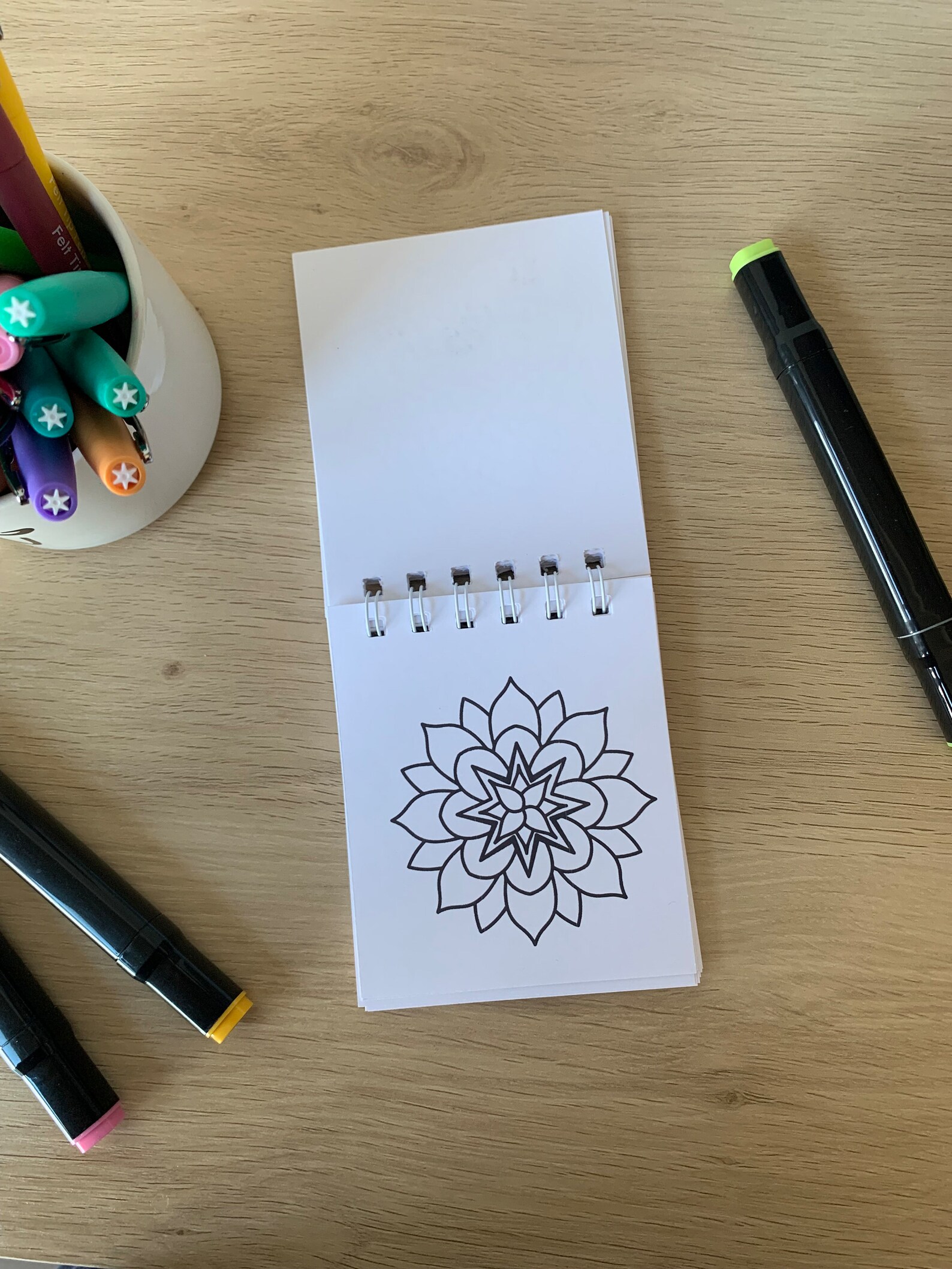 Mindful Mandala Coloring Book Mini Mandala Coloring Book - Etsy