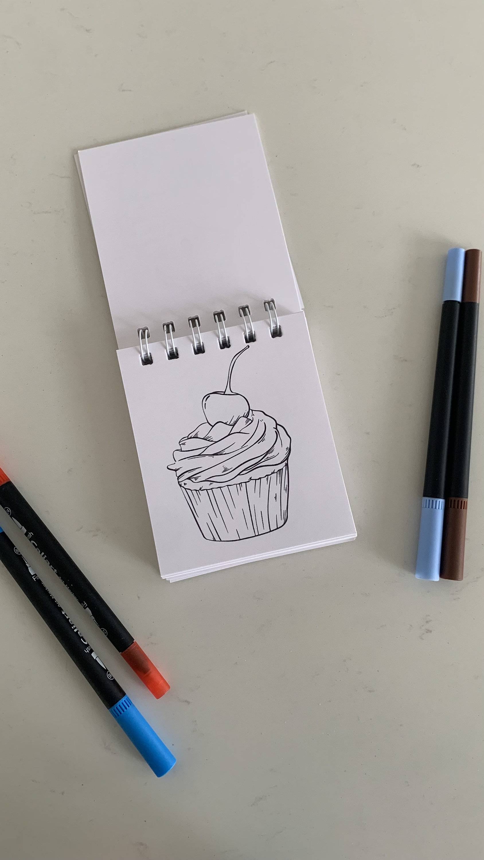 Sweet Treats Mini Coloring Book, Mini Coloring Book for Adults ...