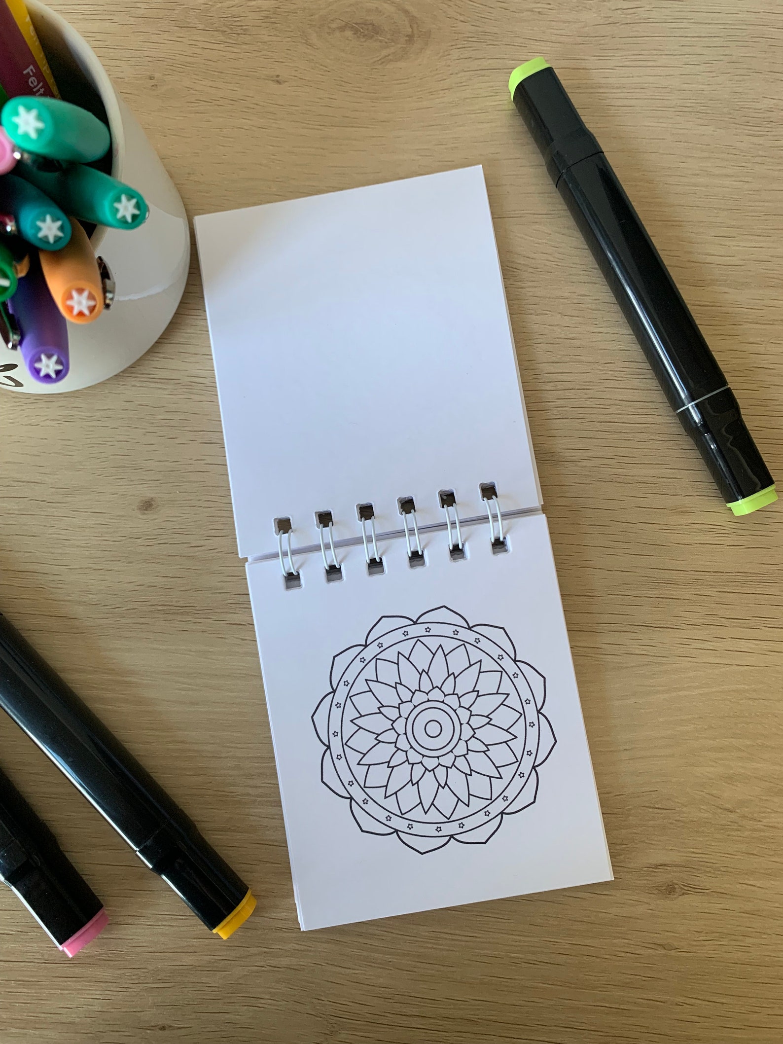 Mindful Mandala Coloring Book Mini Mandala Coloring Book - Etsy