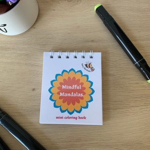 Mindful Mandala Coloring Book Mini Mandala Coloring Book - Etsy