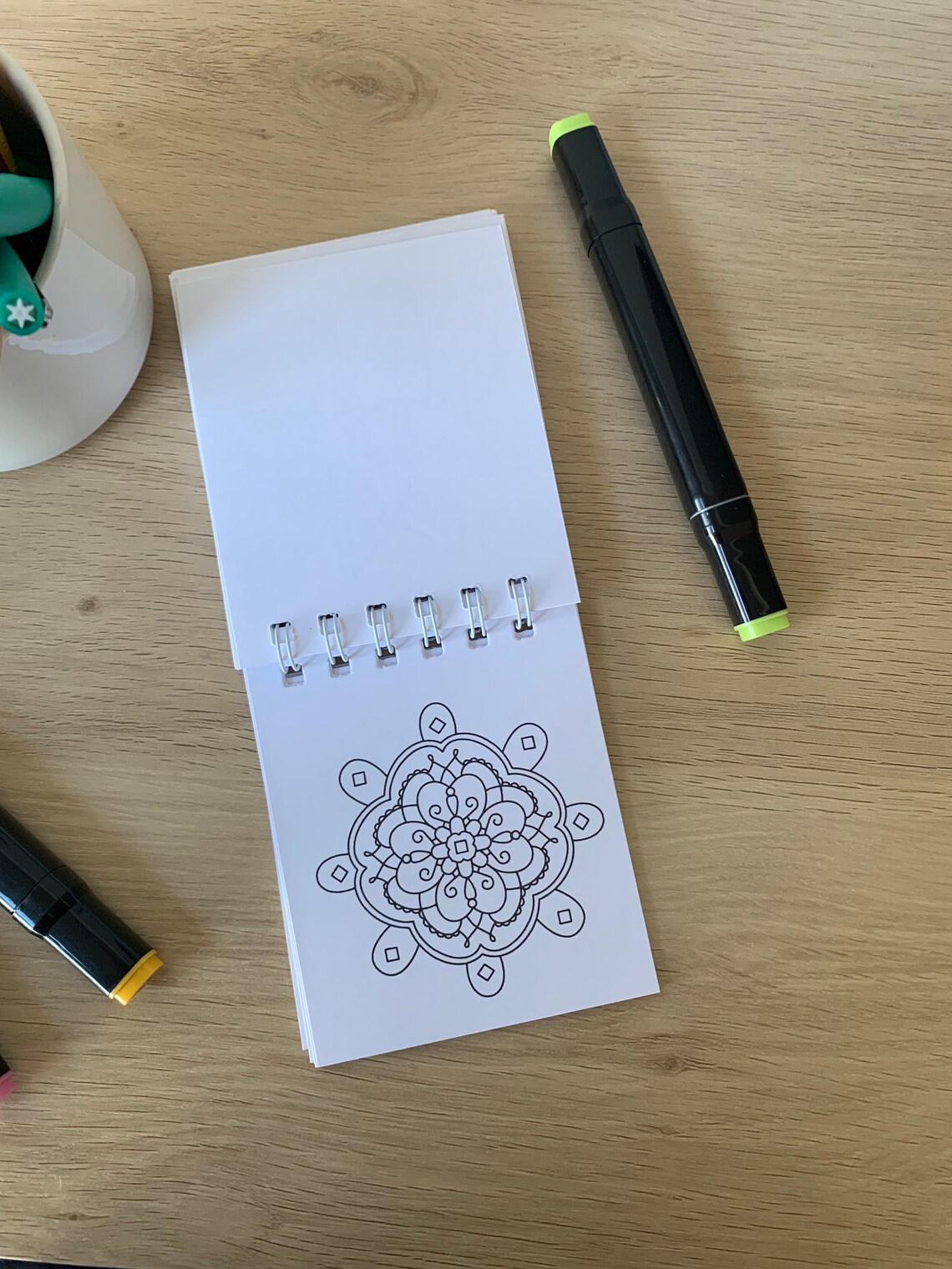 Mindful Mandala Coloring Book Mini Mandala Coloring Book - Etsy