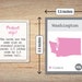 Printable US Map and 50 State Flashcards for Geography Homeschool ...