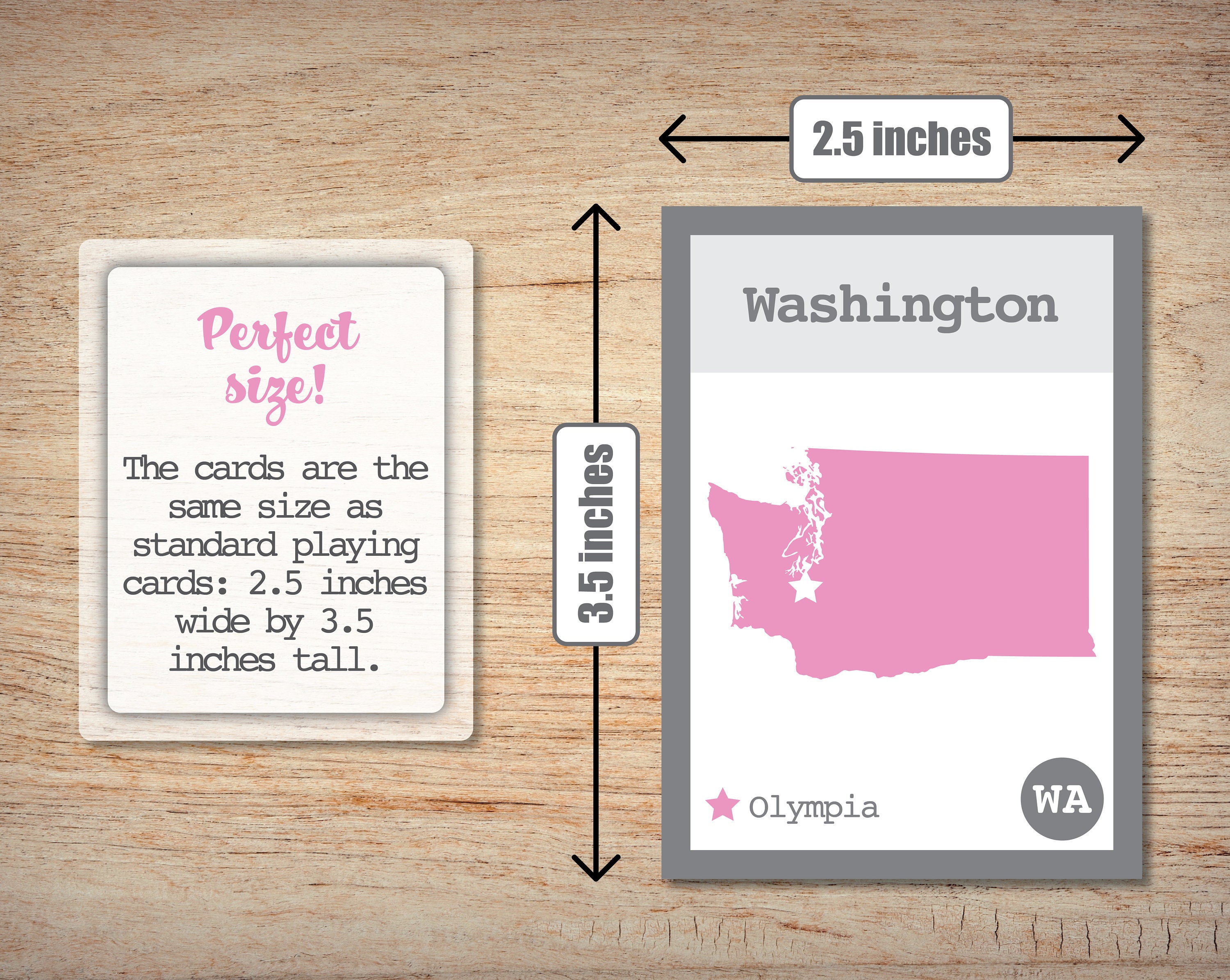 Printable US Map and 50 State Flashcards for Geography Homeschool ...