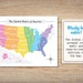 Printable US Map and 50 State Flashcards for Geography Homeschool ...