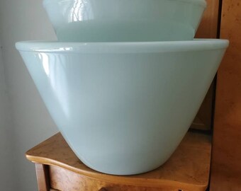 Turquoise Fire King Bowls - Etsy