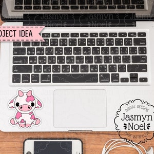 Strawberry Cow SVG Pink Cow Clipart Cute Cow PNG Baby - Etsy