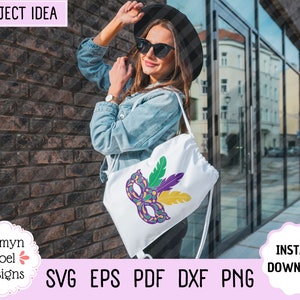 Mardi Gras Mask SVG for Fat Tuesday Festival Louisiana - Etsy