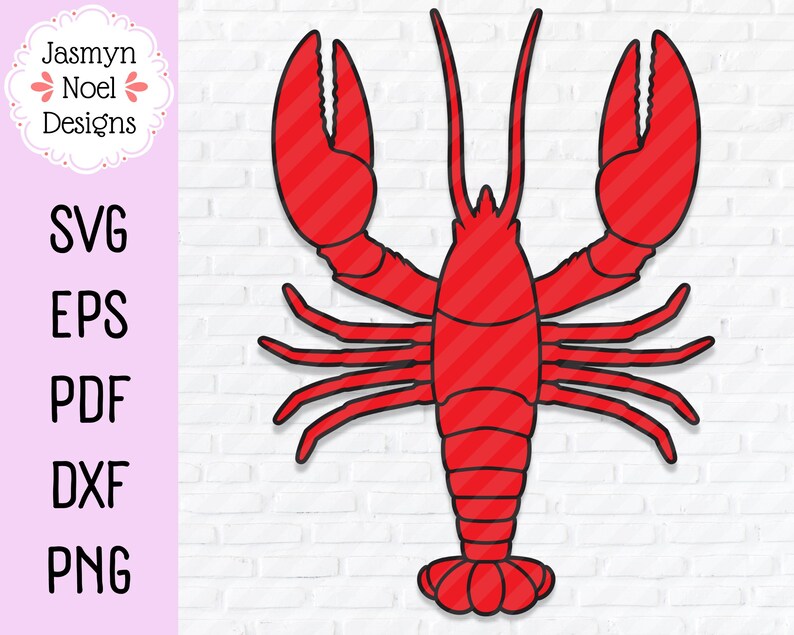 Crawfish SVG Crayfish PNG Crawdaddy Vector Crawdad - Etsy