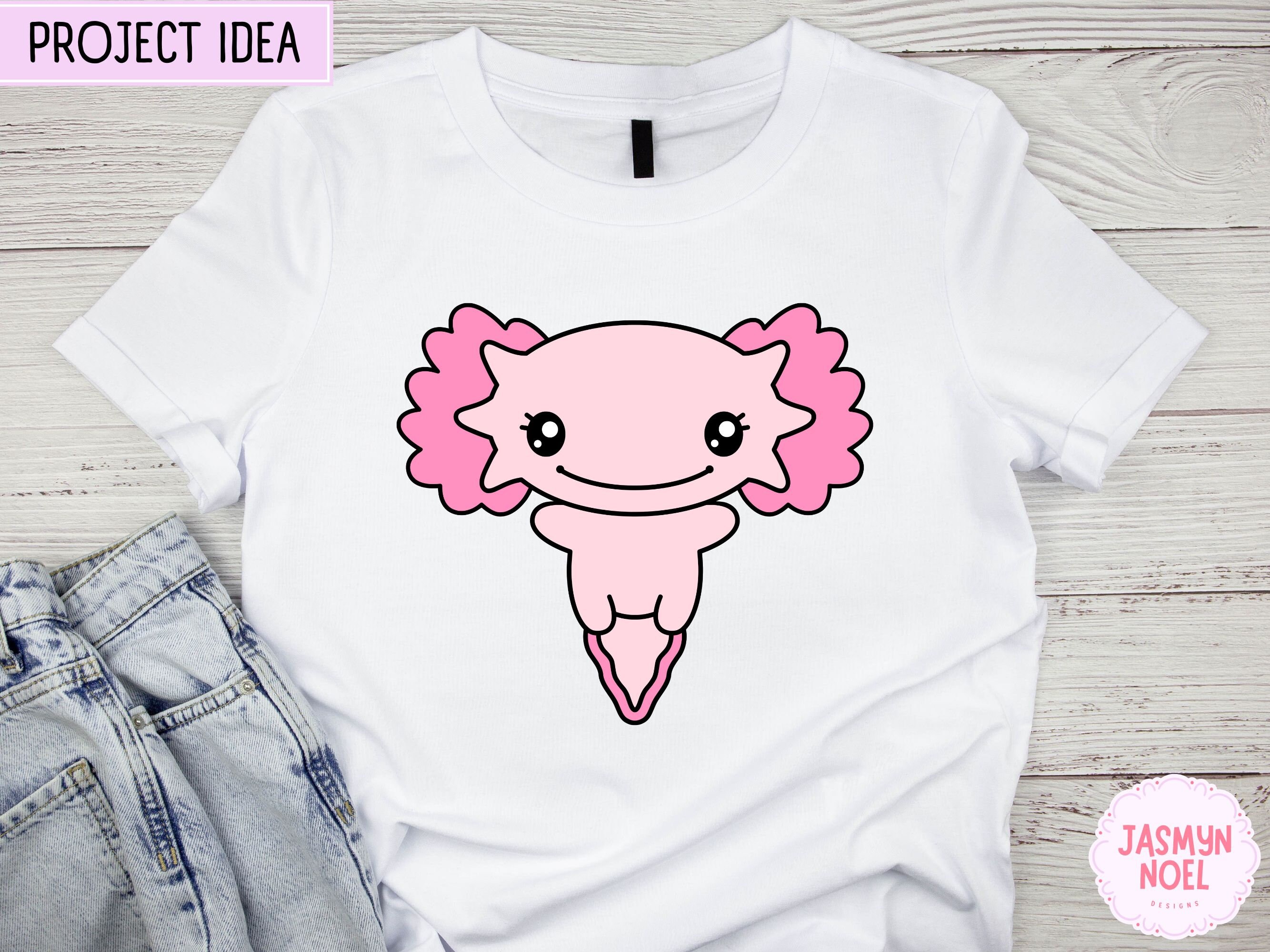Cute Kawaii Axolotl Underwater Fish Ocean Animal Nautical - Etsy