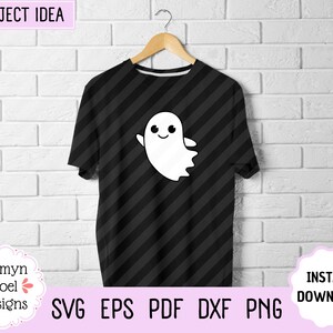 Cute Ghost SVG Halloween Bundle Boo SVG Cute Ghost Clipart - Etsy
