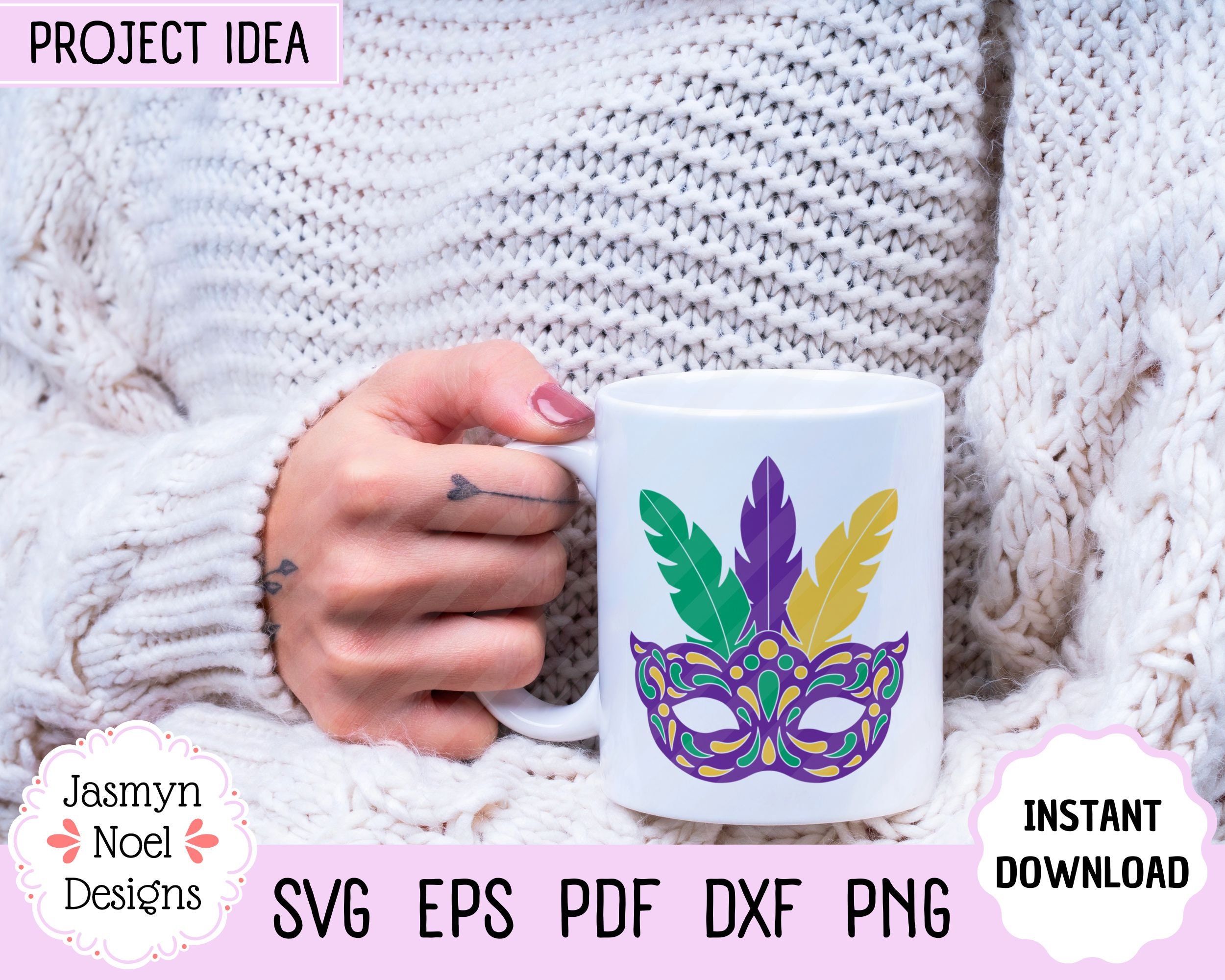 Mardi Gras Mask SVG for Fat Tuesday Festival Louisiana - Etsy