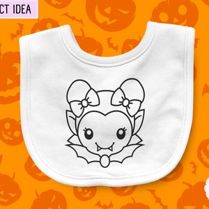 Vampire Girl Halloween Line Art SVG, PNG, Clipart, and Laser Cut File ...