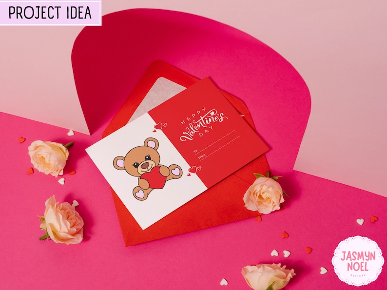 Cute Teddy Bear in Love Holding A Heart Valentine SVG, Sublimation PNG ...