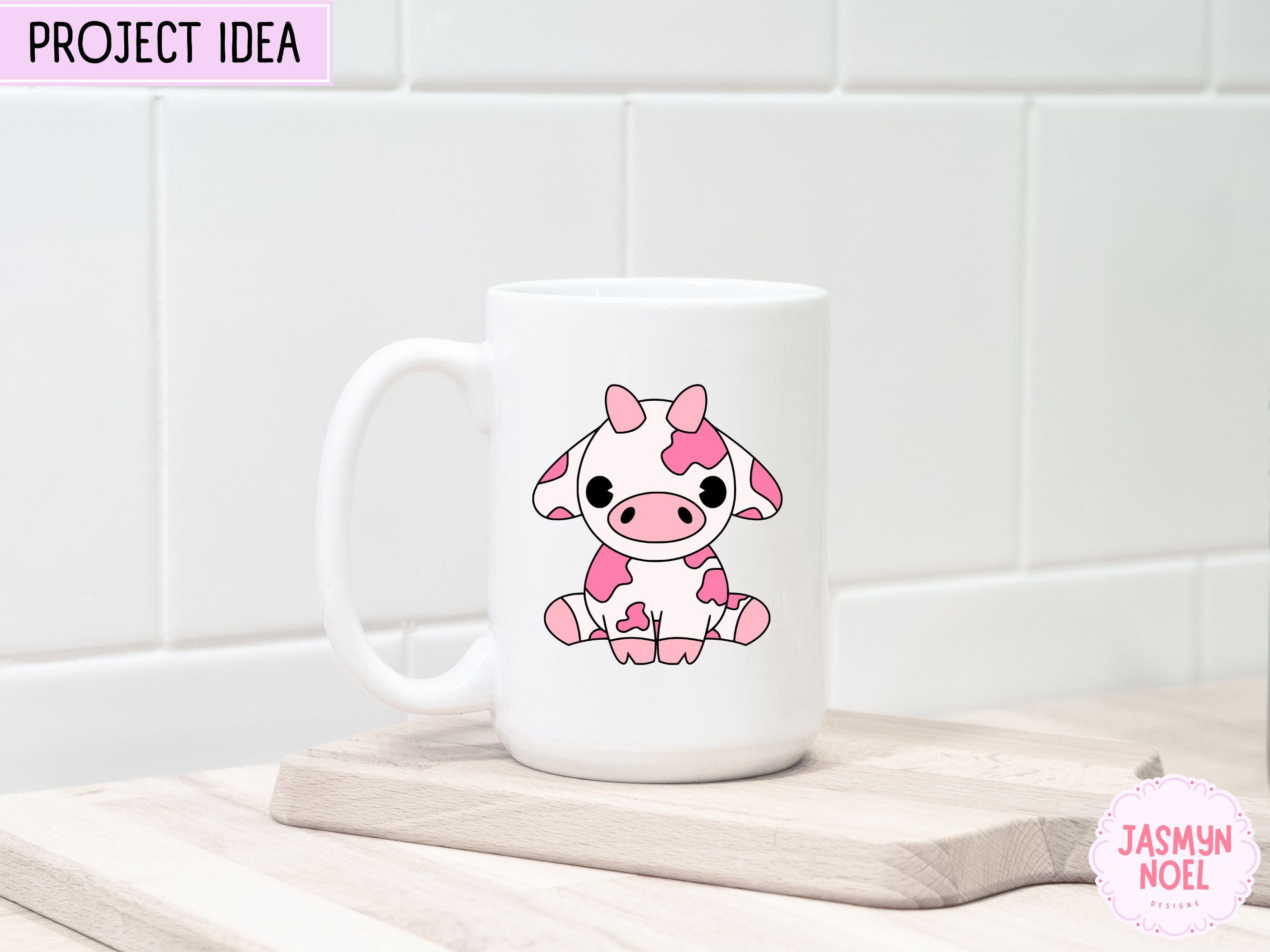 Strawberry Cow SVG Pink Cow Clipart Cute Cow PNG Baby Cow Printable ...