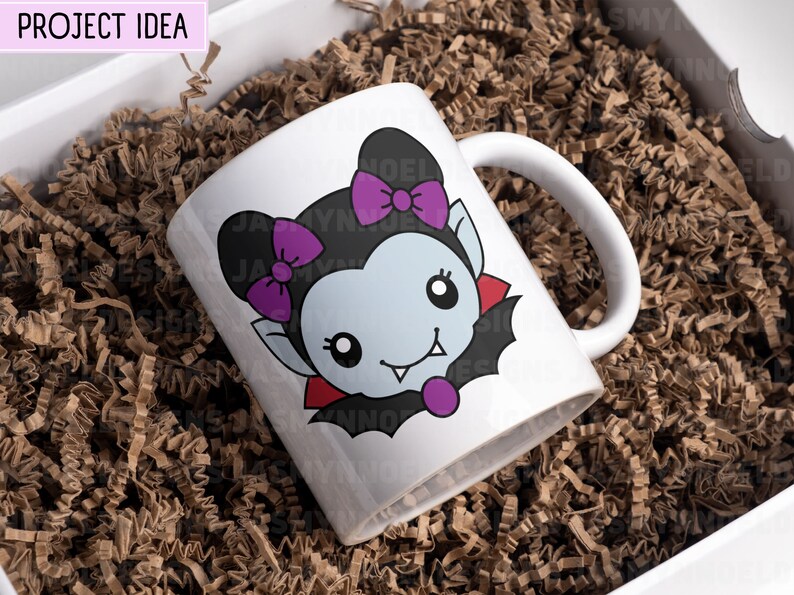 Vampire Girl Halloween SVG PNG Clipart and Laser Cut File - Etsy