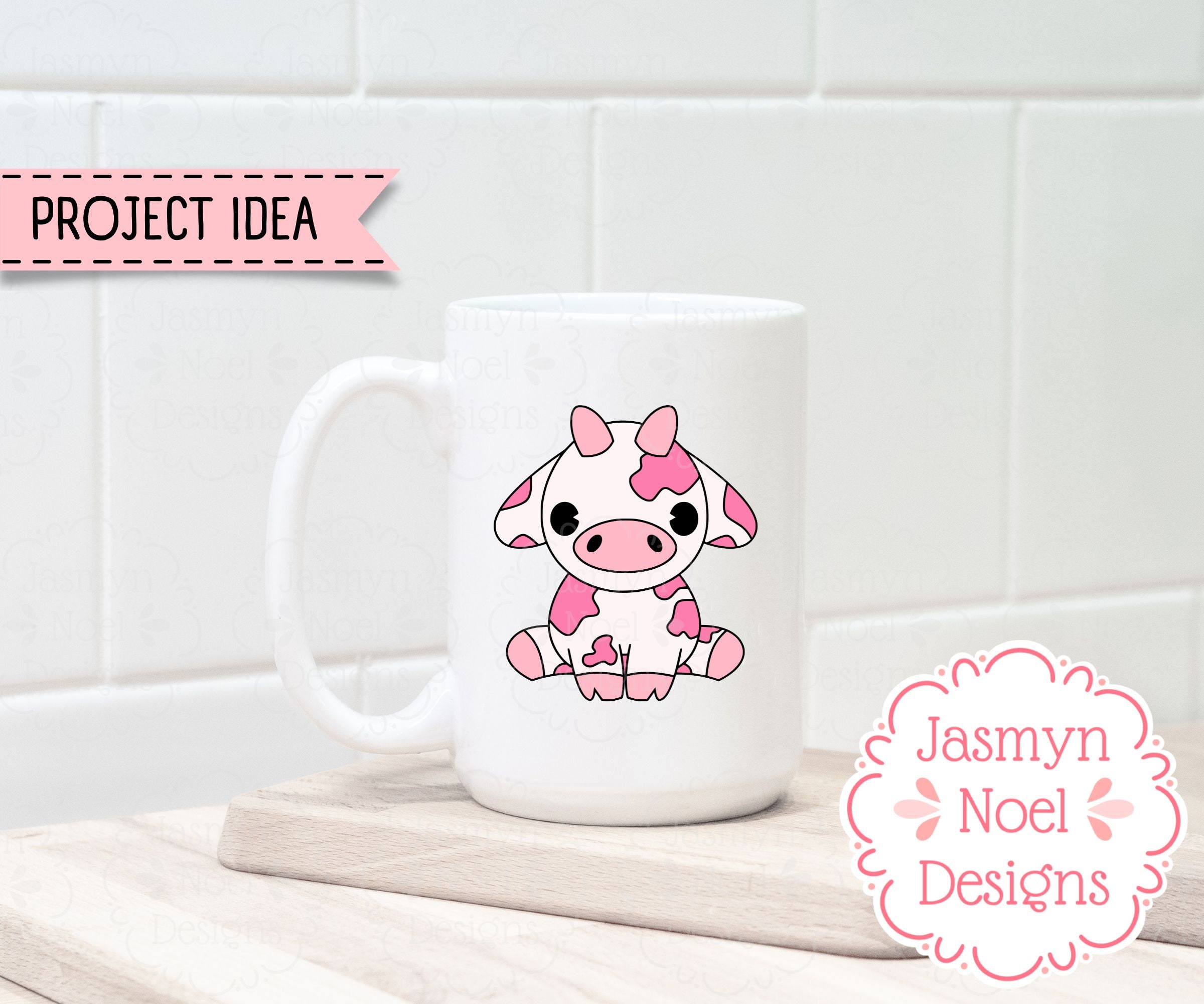 Strawberry Cow SVG Pink Cow Clipart Cute Cow PNG Baby - Etsy Canada