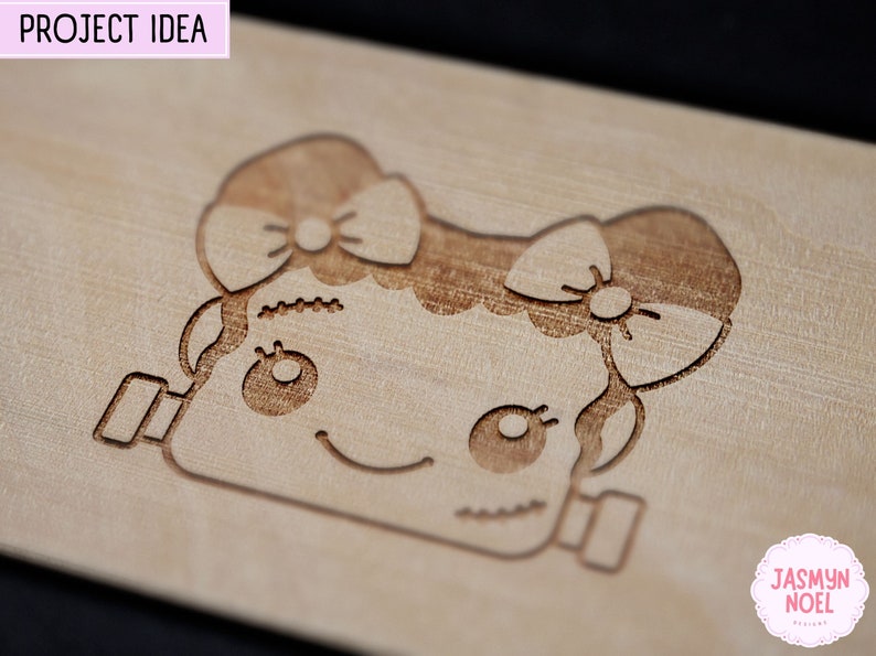 Frankenstein Monster Girl Halloween Line Art SVG PNG - Etsy