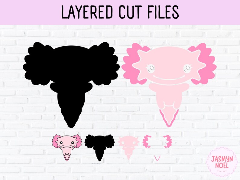 Cute Kawaii Axolotl Underwater Fish Ocean Animal Nautical - Etsy