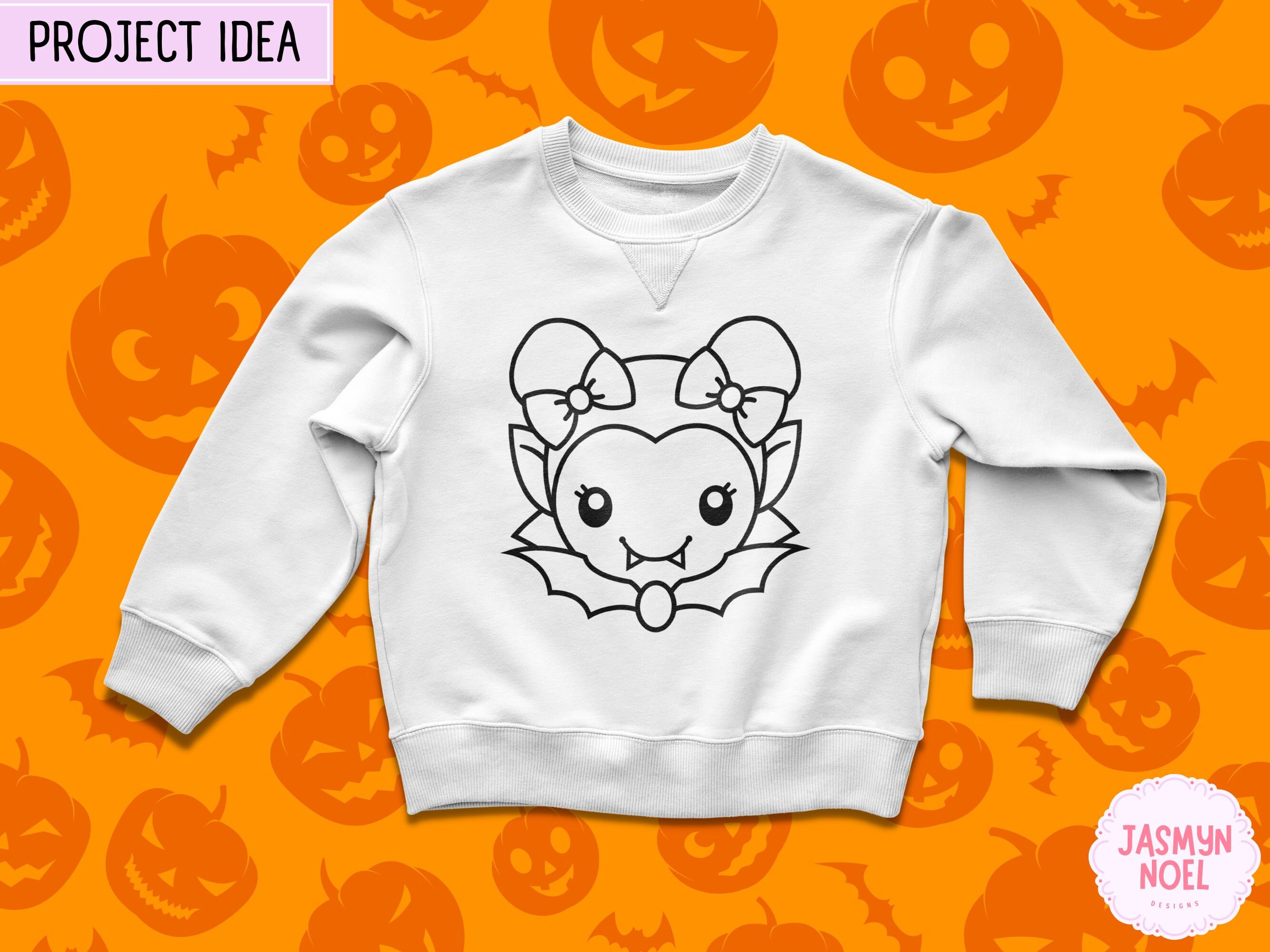 Vampire Girl Halloween Line Art SVG, PNG, Clipart, and Laser Cut File ...