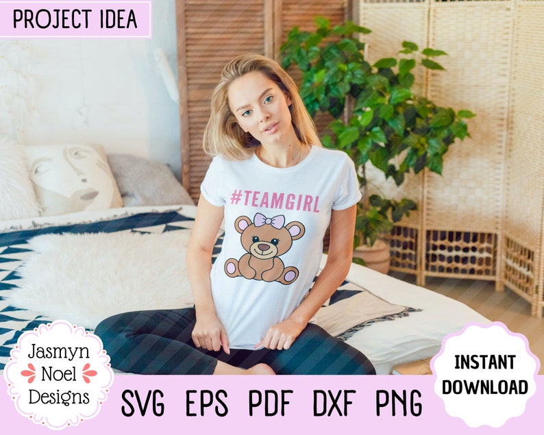 Cute Brown Girl Teddy Bear Pink Bow Clipart PNG DXF SVG Cut - Etsy