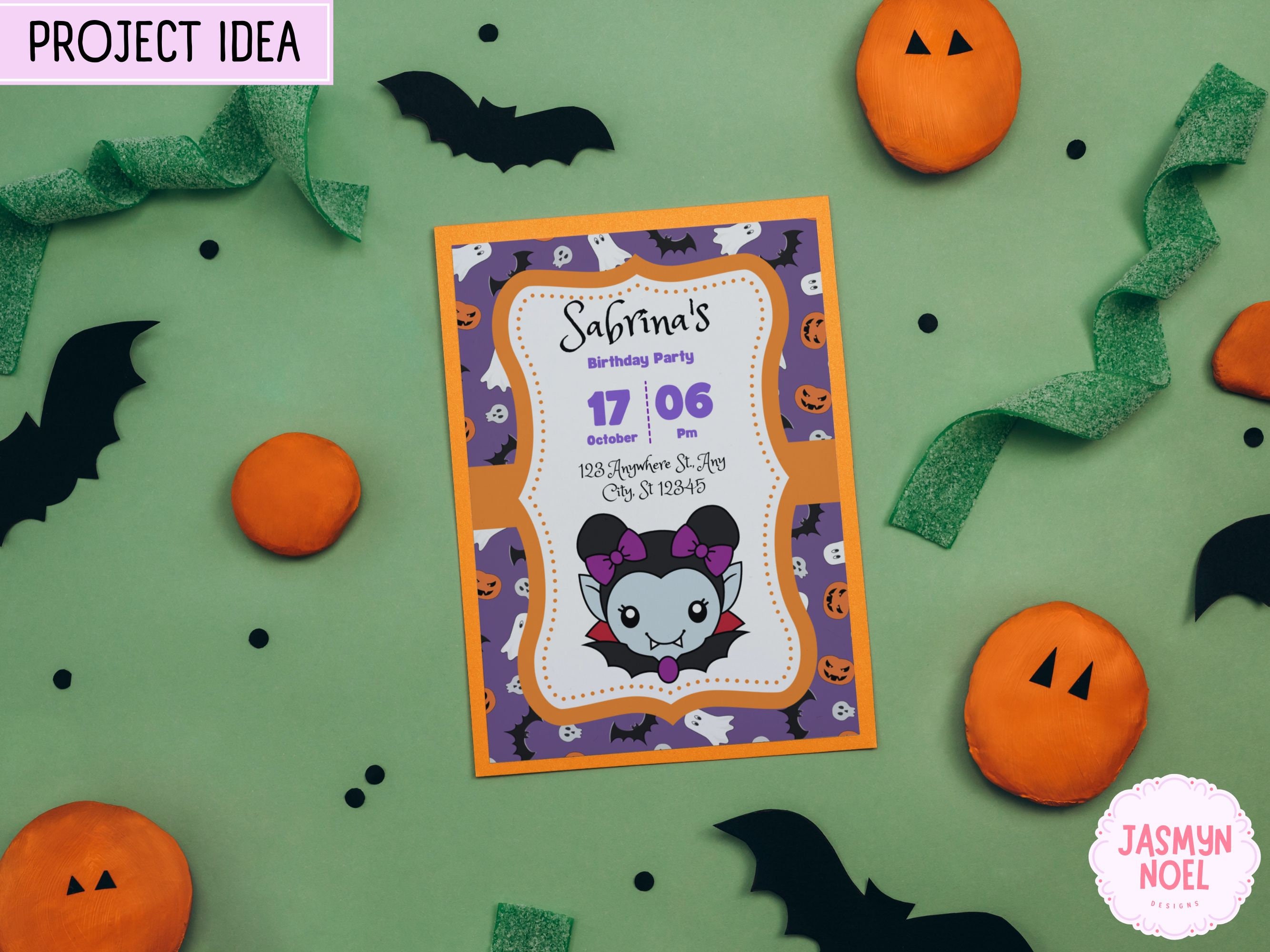 Vampire Girl Halloween SVG, PNG, Clipart, and Laser Cut File for Cricut ...