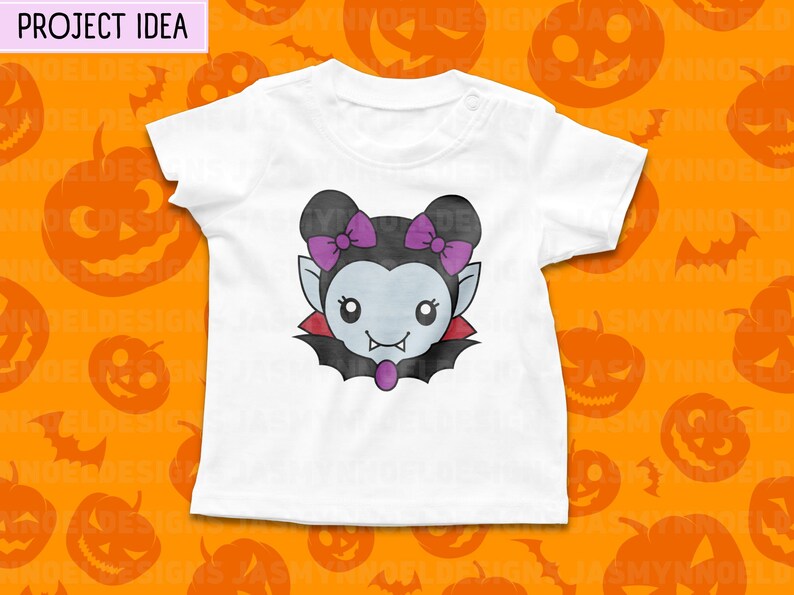 Vampire Girl Halloween SVG PNG Clipart and Laser Cut File - Etsy