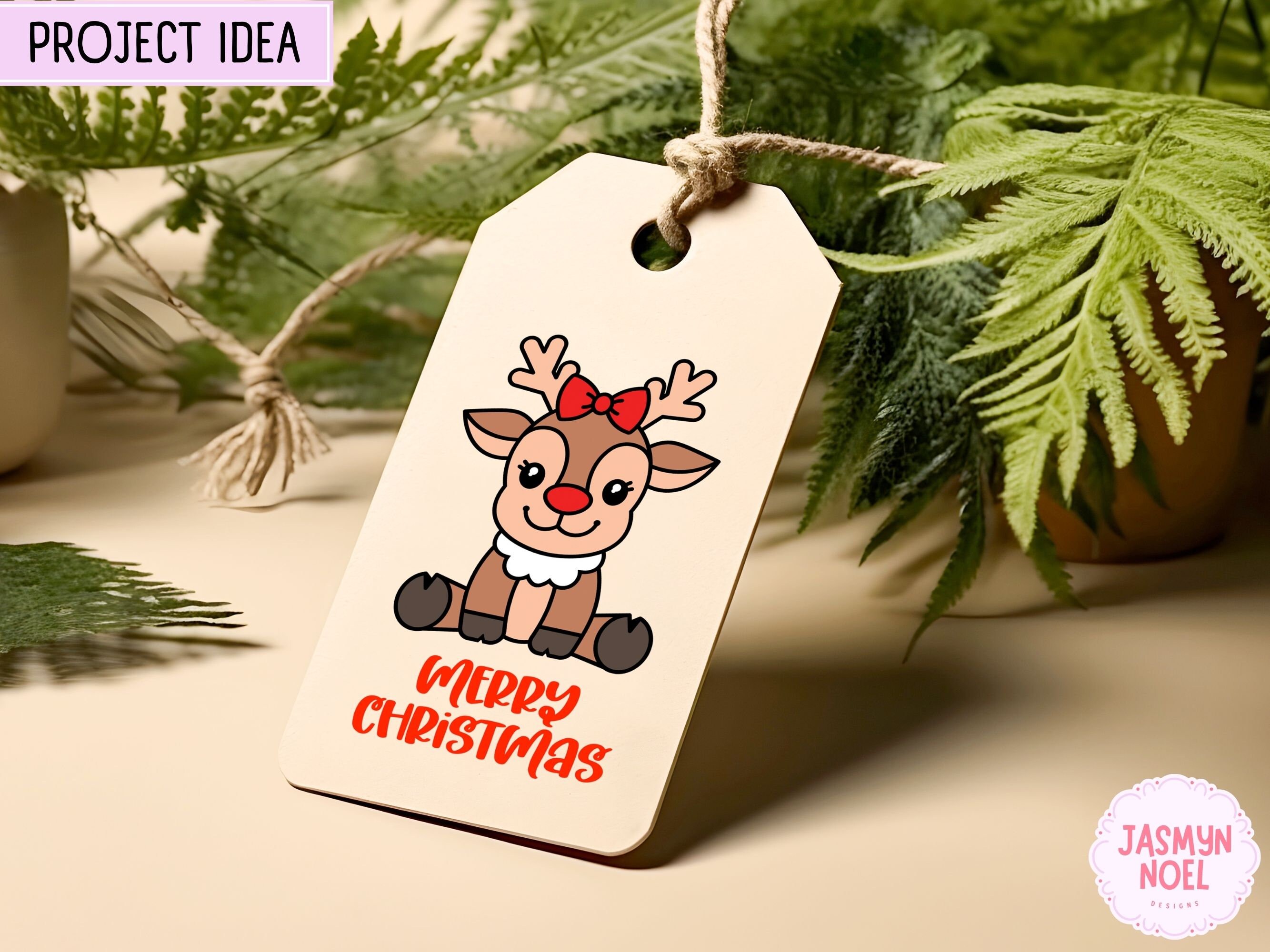 Rudolph Reindeer Christmas Bundle SVG, PNG, Clipart, Heat Press ...