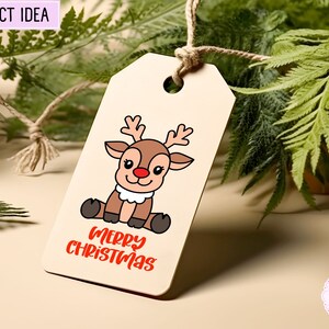 Rudolph Reindeer Christmas SVG, PNG, Clipart, Heat Press Transfer DTF ...