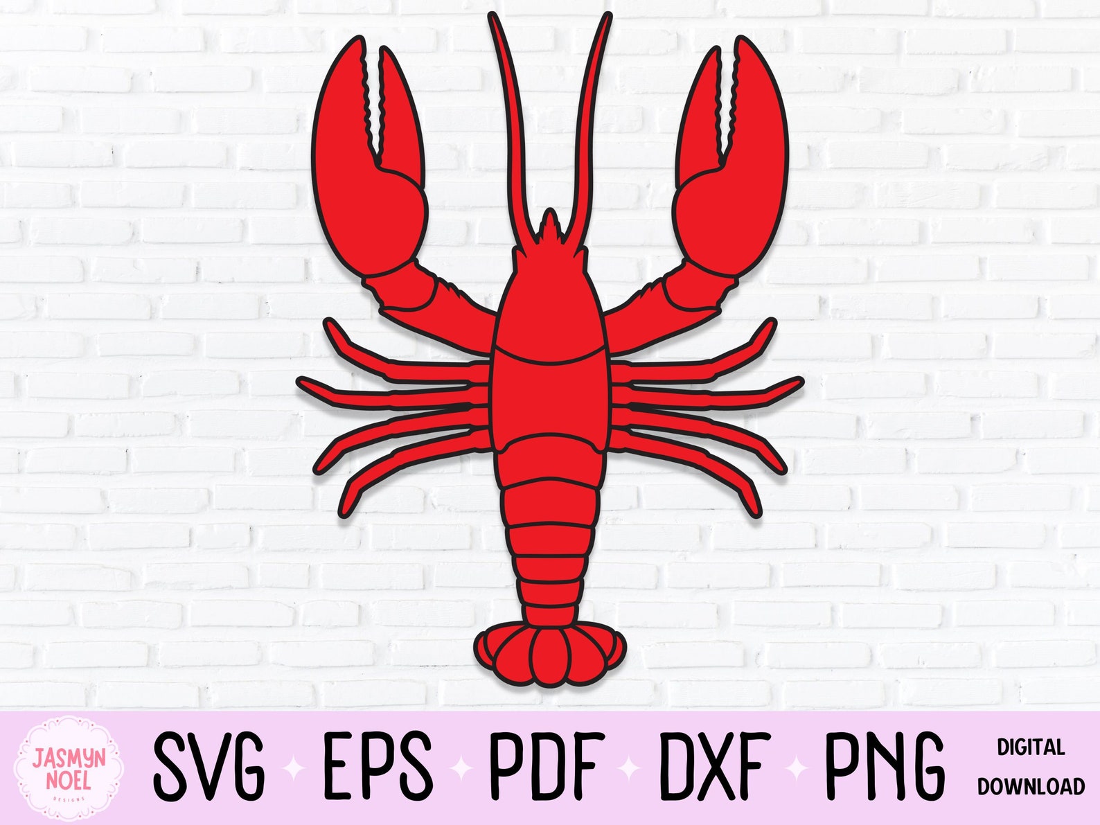 Crawfish SVG, Crayfish PNG, Crawdaddy Vector, Crawdad Sublimation, Crab ...