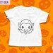 Vampire Boy Halloween Line Art SVG, PNG, Clipart, and Laser Cut File ...