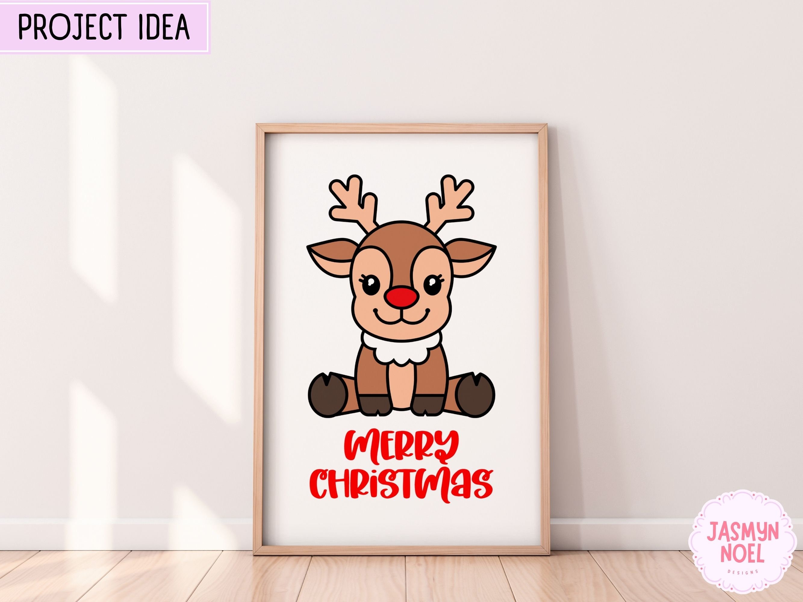 Rudolph Reindeer Christmas Bundle SVG PNG Clipart Heat - Etsy