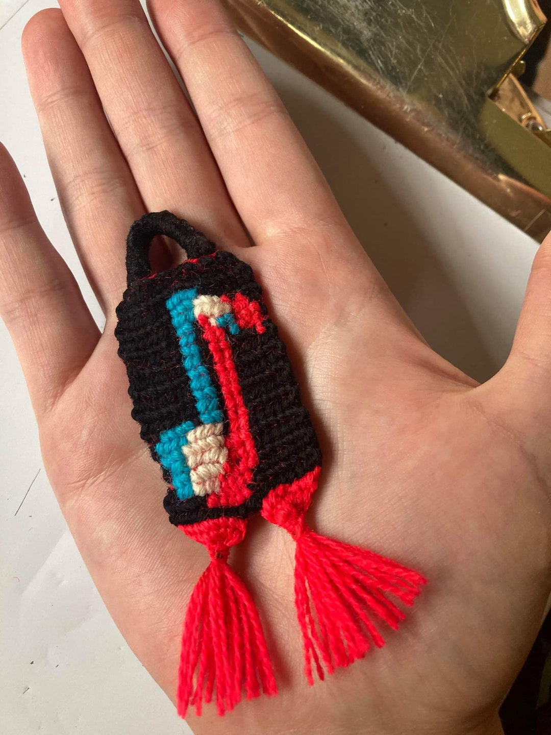 Braided Tik Tok Keychain - Etsy