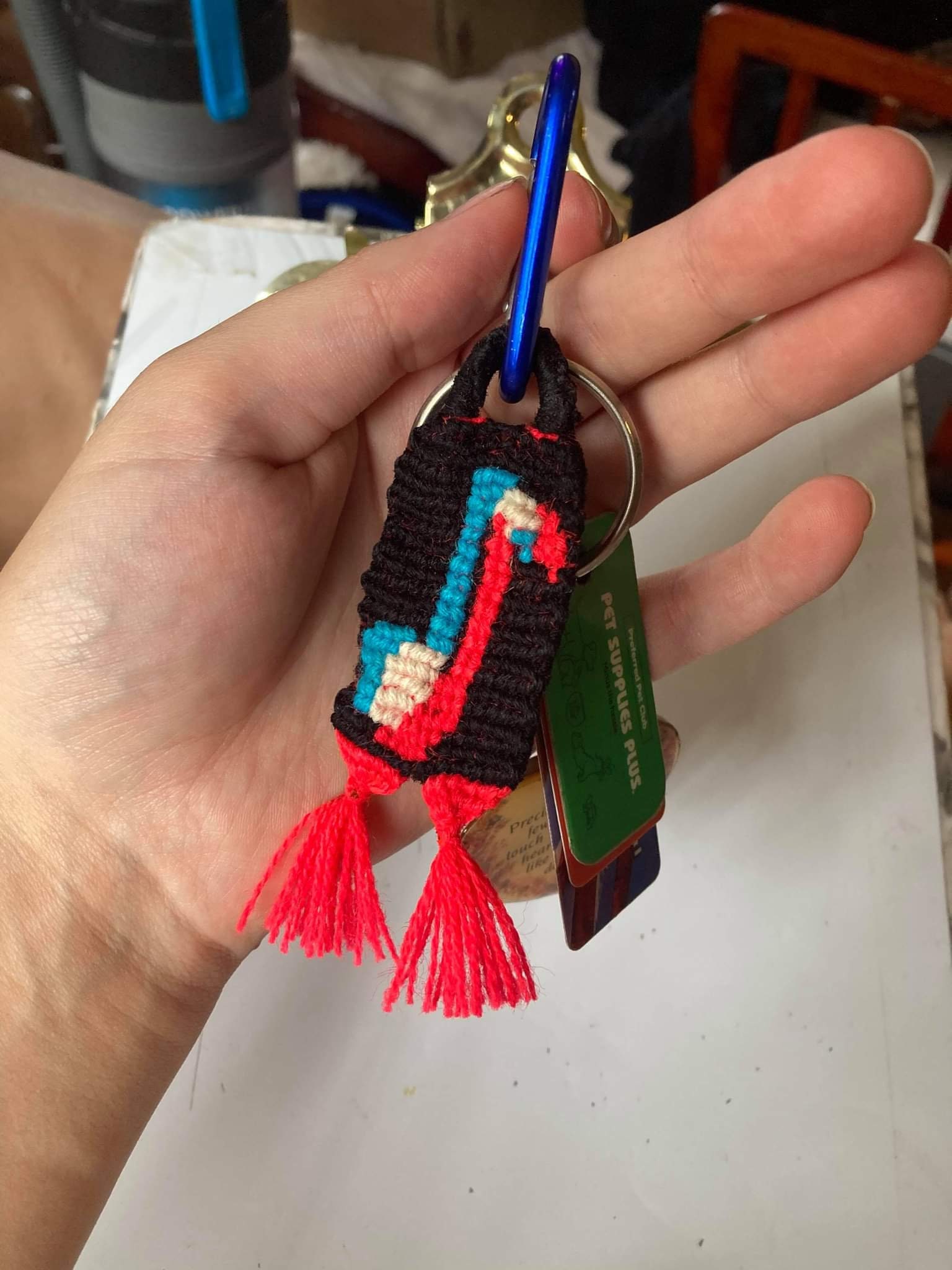 Braided Tik Tok Keychain - Etsy