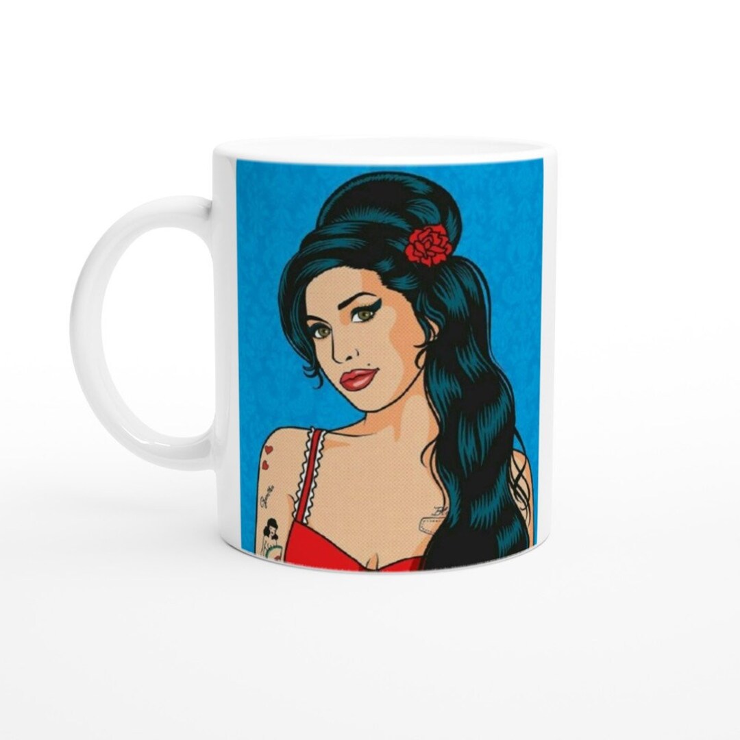 AMY WINEHOUSE - Pop Art Style Mug - Homage to a Super Talented Lady ...