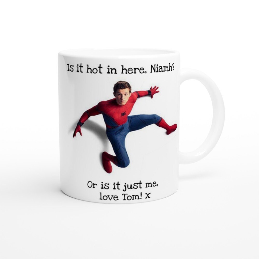 SPIDER MAN Tom Holland Mug Fully Customisable Your Choice | Etsy