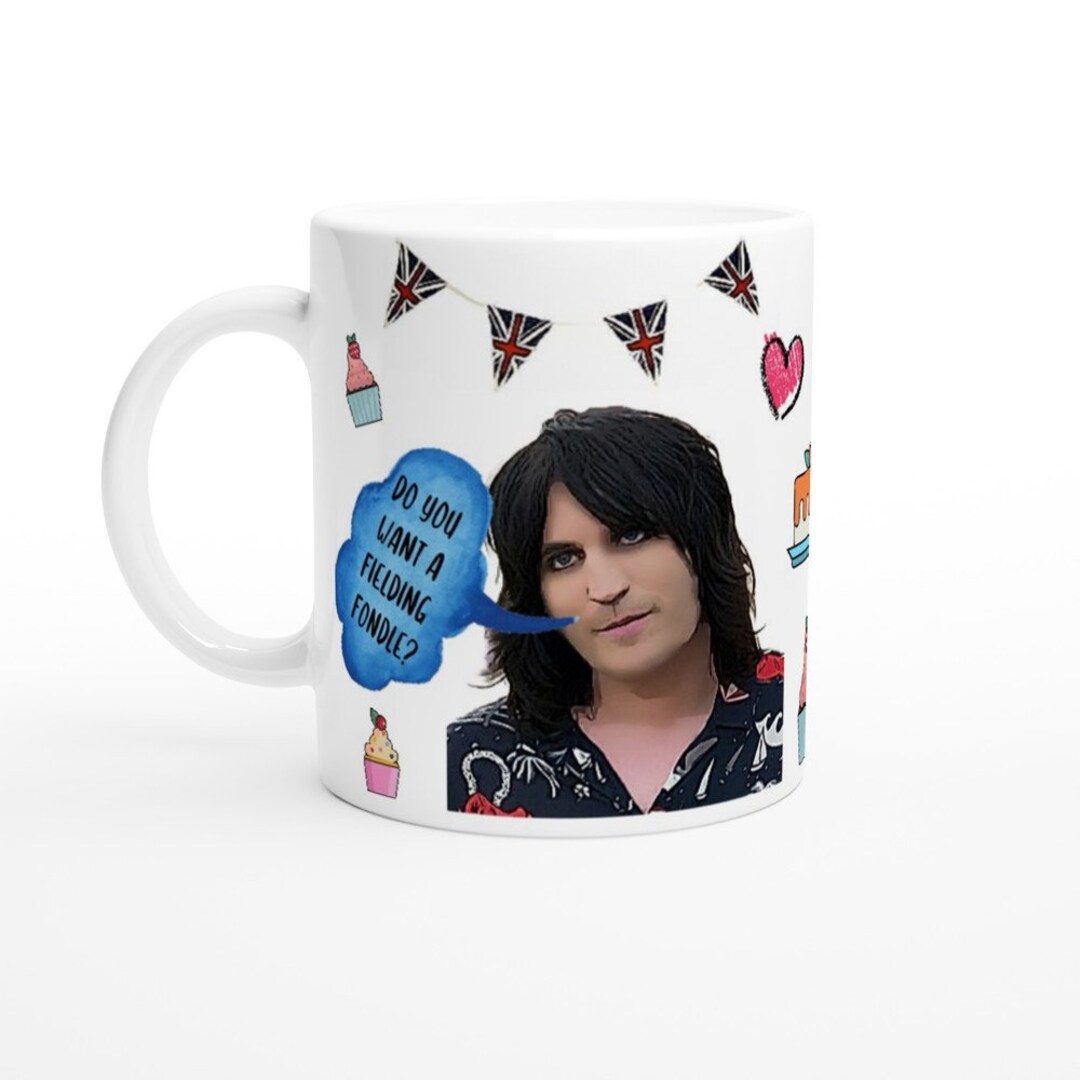 NOEL FIELDING - Zany Comedian Mug, Comedy Quotes, Great British Bake ...