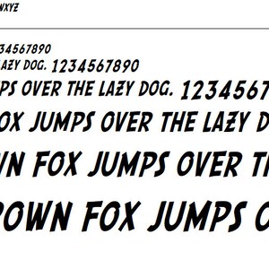 Comic Strip Font Bundle TTF Procreate Font, Cricut Font, Windows Mac ...