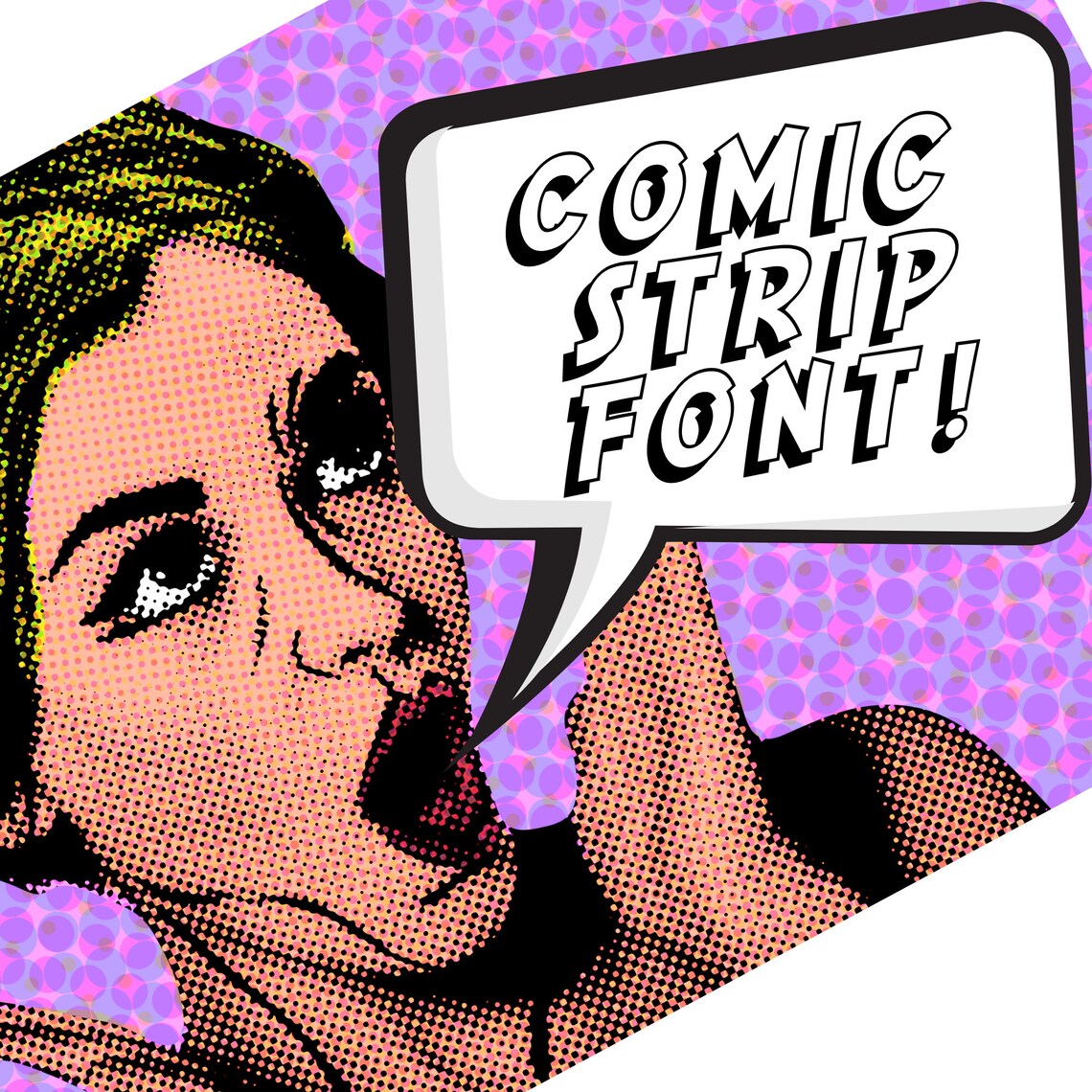 Comic Strip Font Bundle TTF Procreate Font Cricut Font - Etsy