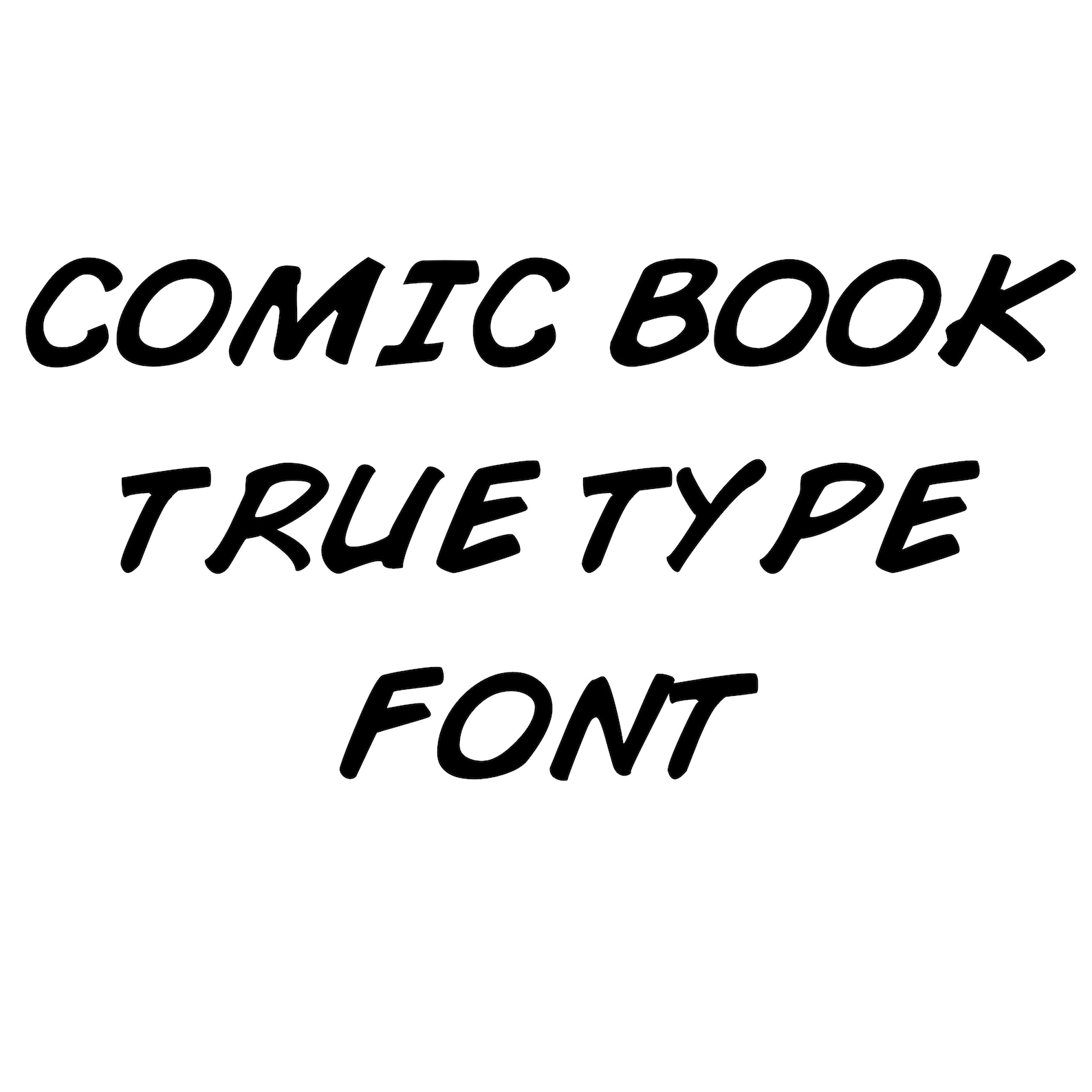 Comic Book Manga Handwriting Font True Type Font (TTF) | Handwritten ...